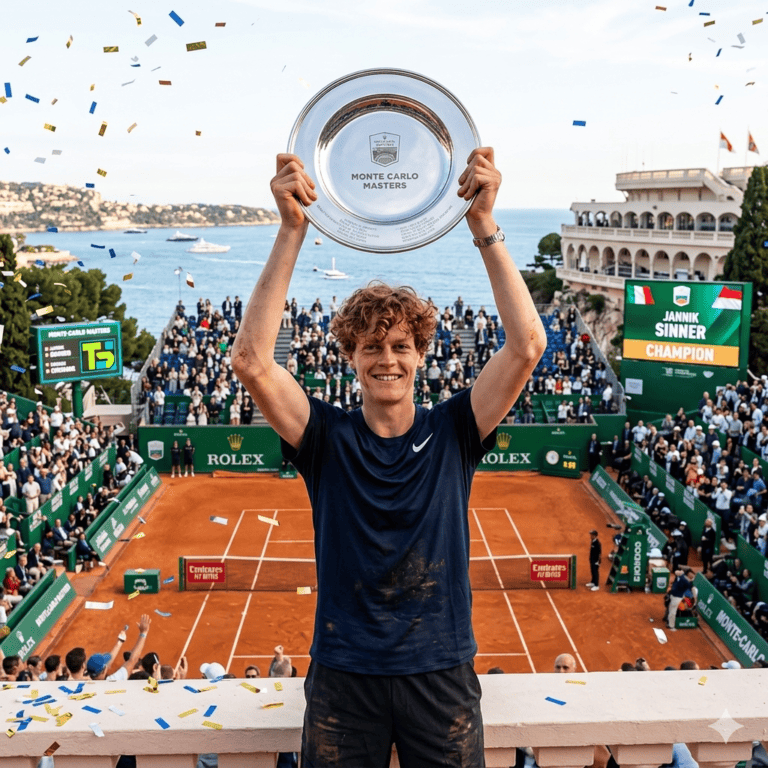 Jannik Sinner Wins Monte Carlo: Alcaraz Falls!!