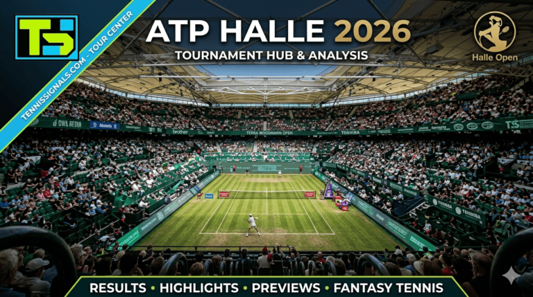 ATP Halle 2026 — Actualités et Analyses Matchs | TennisSignals